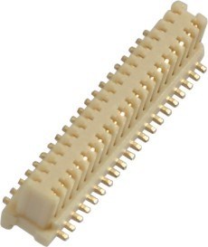 Elevator Male Straight Headers 0.8mm Pitch SMT Pcb Untuk Konektor Pcb